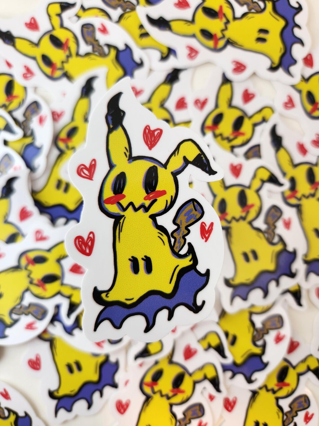 Lovely Mimikyu Vinyl Sticker - Etsy