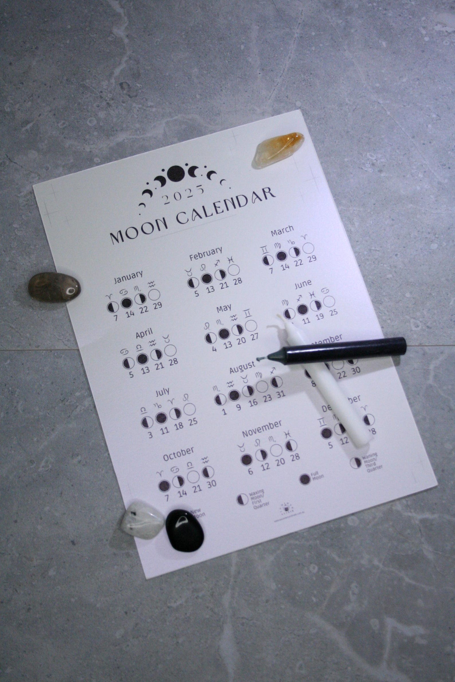 2025 Australian Moon Calendar - Etsy