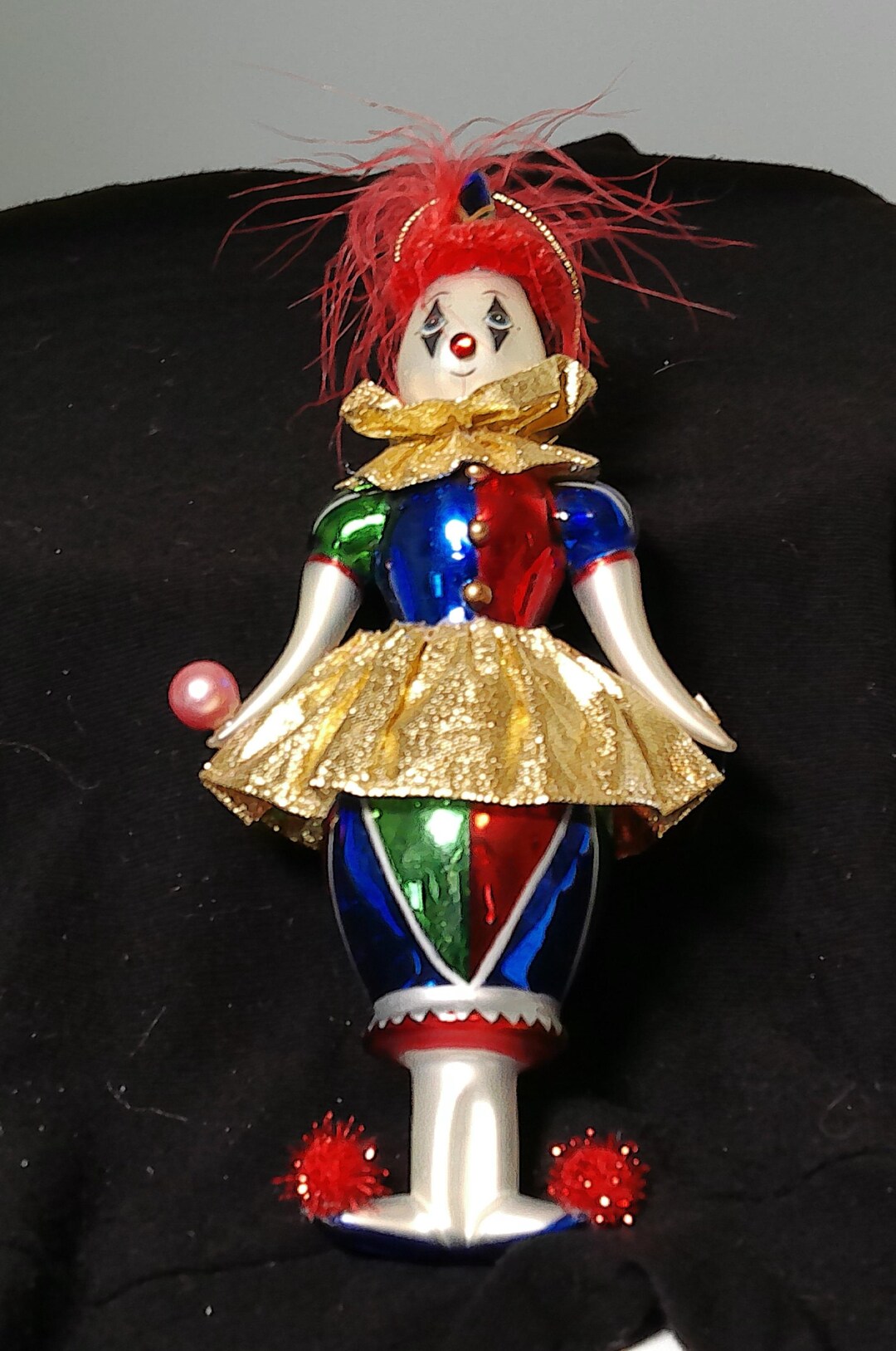 Vintage Jester Joker Clown Ornament Possibly Pier 1 - Etsy