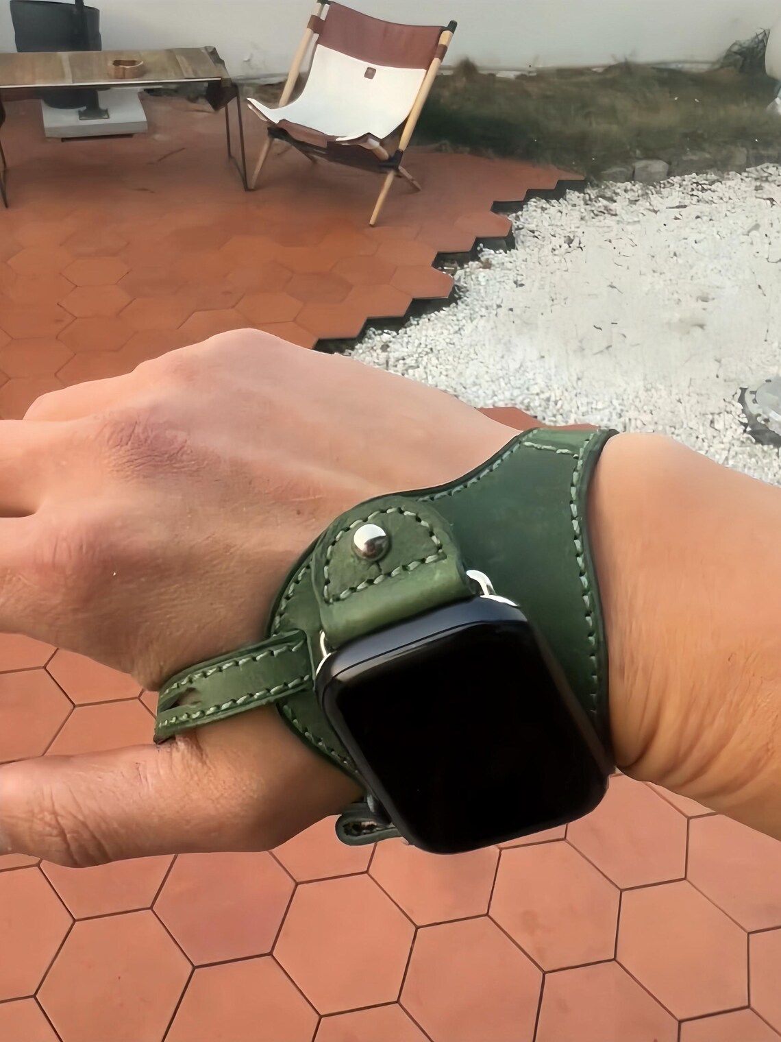 Right Hand Watch Strap Sports Strap Riding Badminton Genuine Leather ...