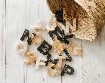 Gold Flake Letters - Etsy