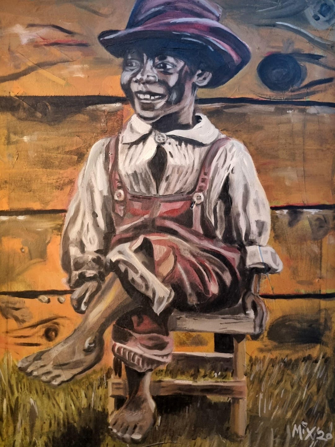 Broken Smile - Beautifully Tragic Portrait in Oils. - Etsy