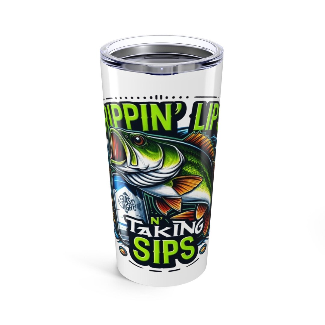 Fishing - Ripping Lips Fishing 20oz Tumbler, Sporty Travel Mug, Gifts ...