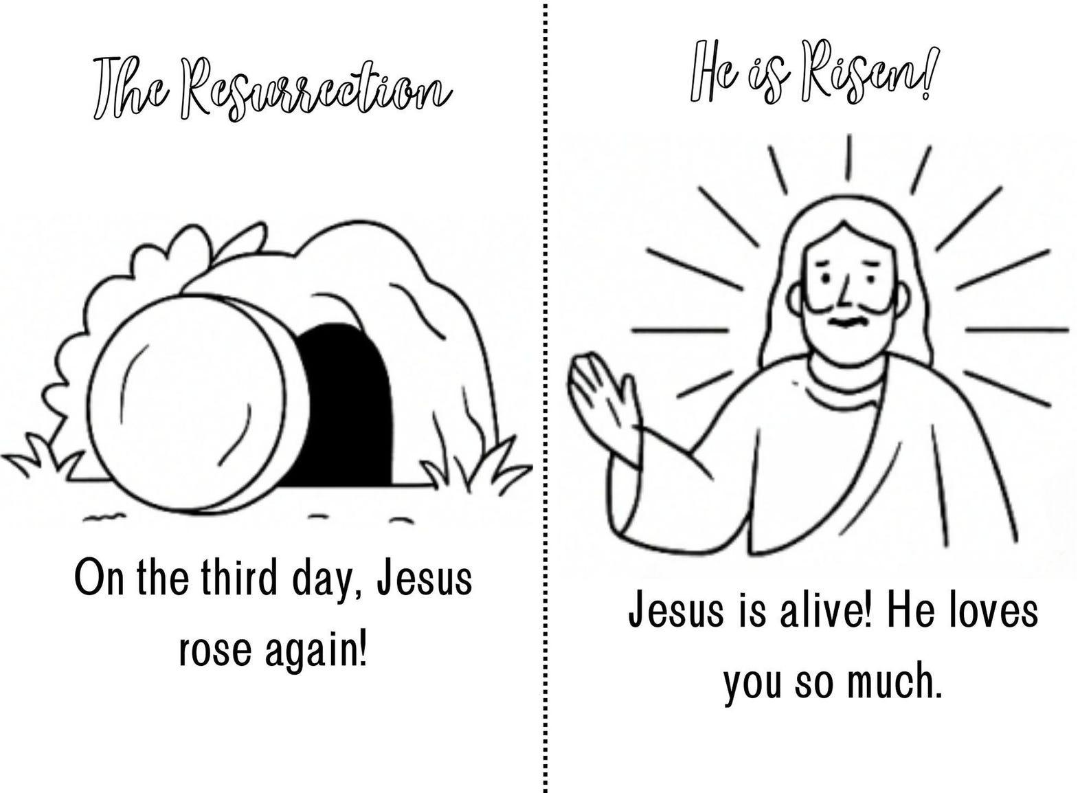 Easter Activity Pack for Kids, Christian Coloring Pages, Gratitude Box ...