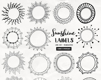 Sunshine Circle Art - Etsy