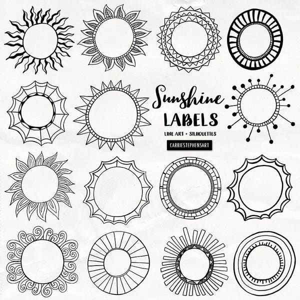 Sunshine Box Labels - Etsy