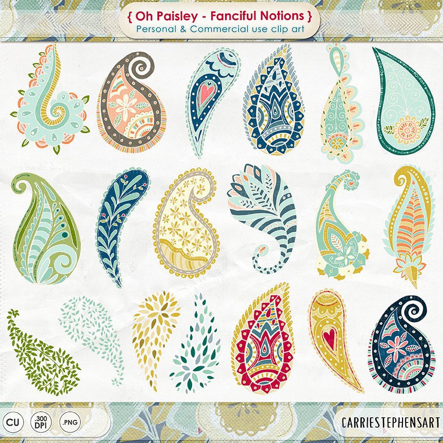Paisley Clip Art