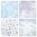 Frozen Winter Digital Paper, Snowflake Pattern Backgrounds ...