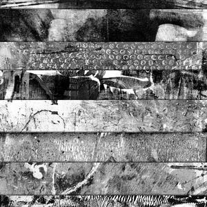 Black & White Background Textures, Painted Canvas Digital Paper ...