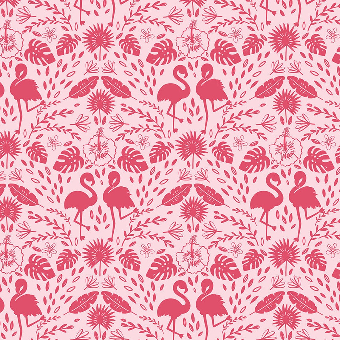 Flamingo Digital Paper Tropical Scrapbook Backgrounds - Etsy