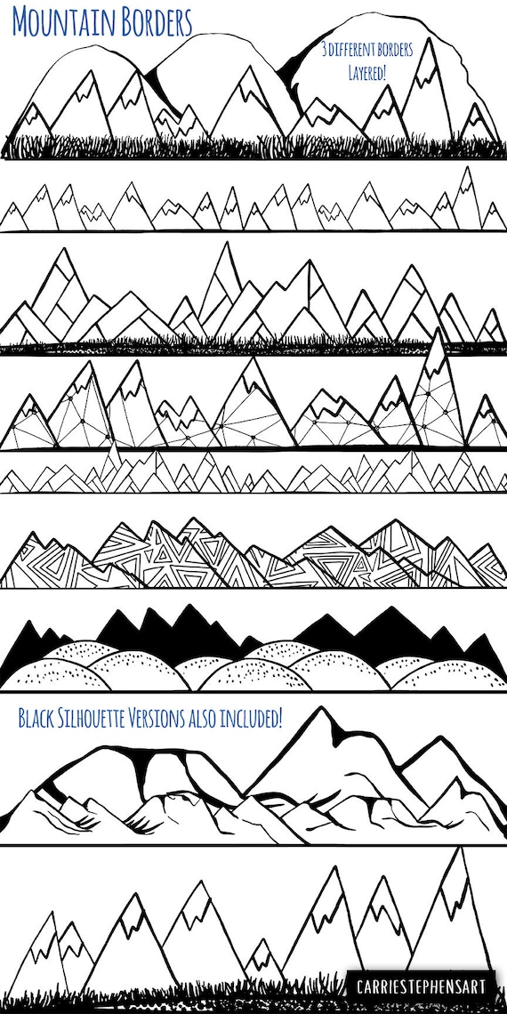 Camping Border Clip Art