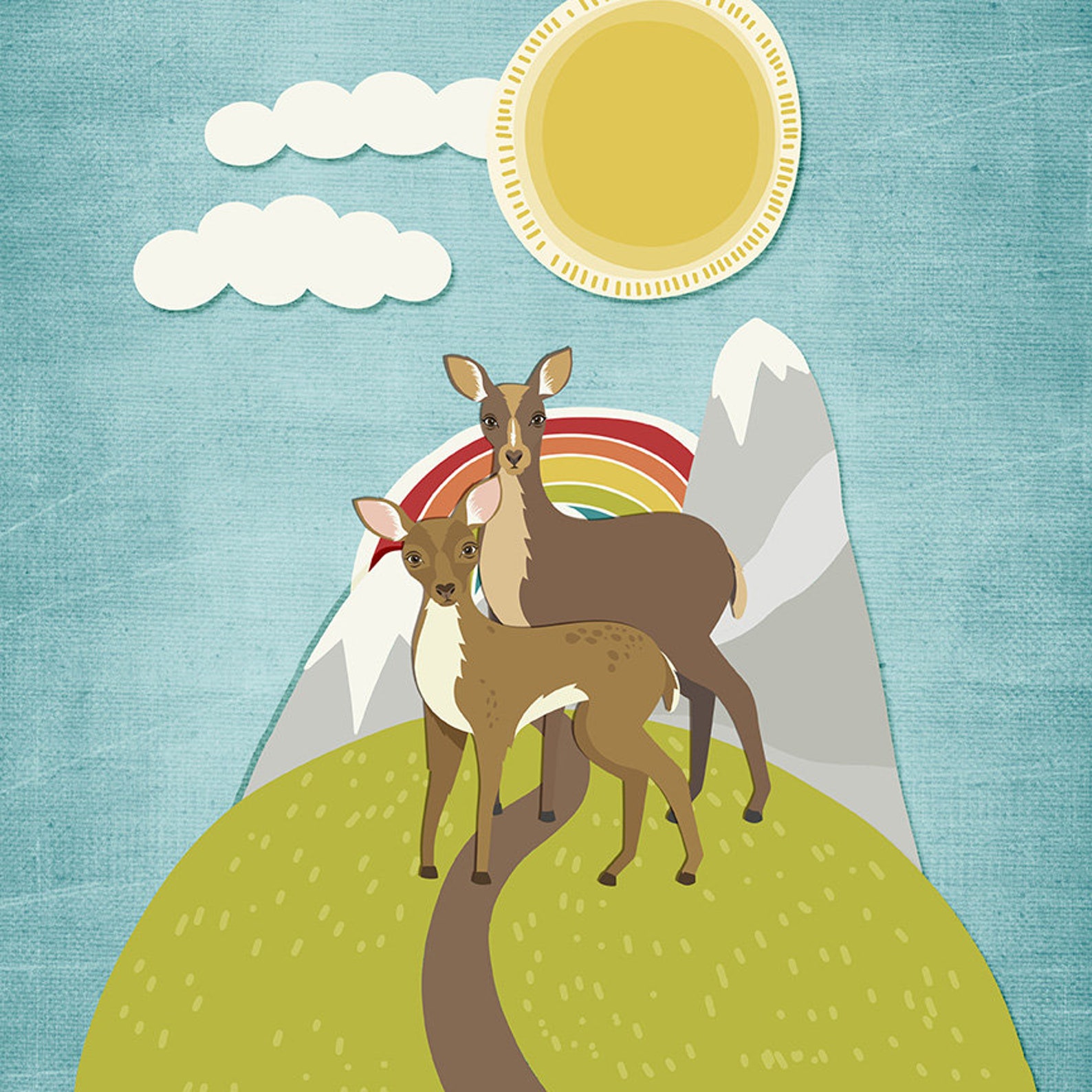 Woodland Animal Clipart Forest Friends Fox Bear Clip Art | Etsy