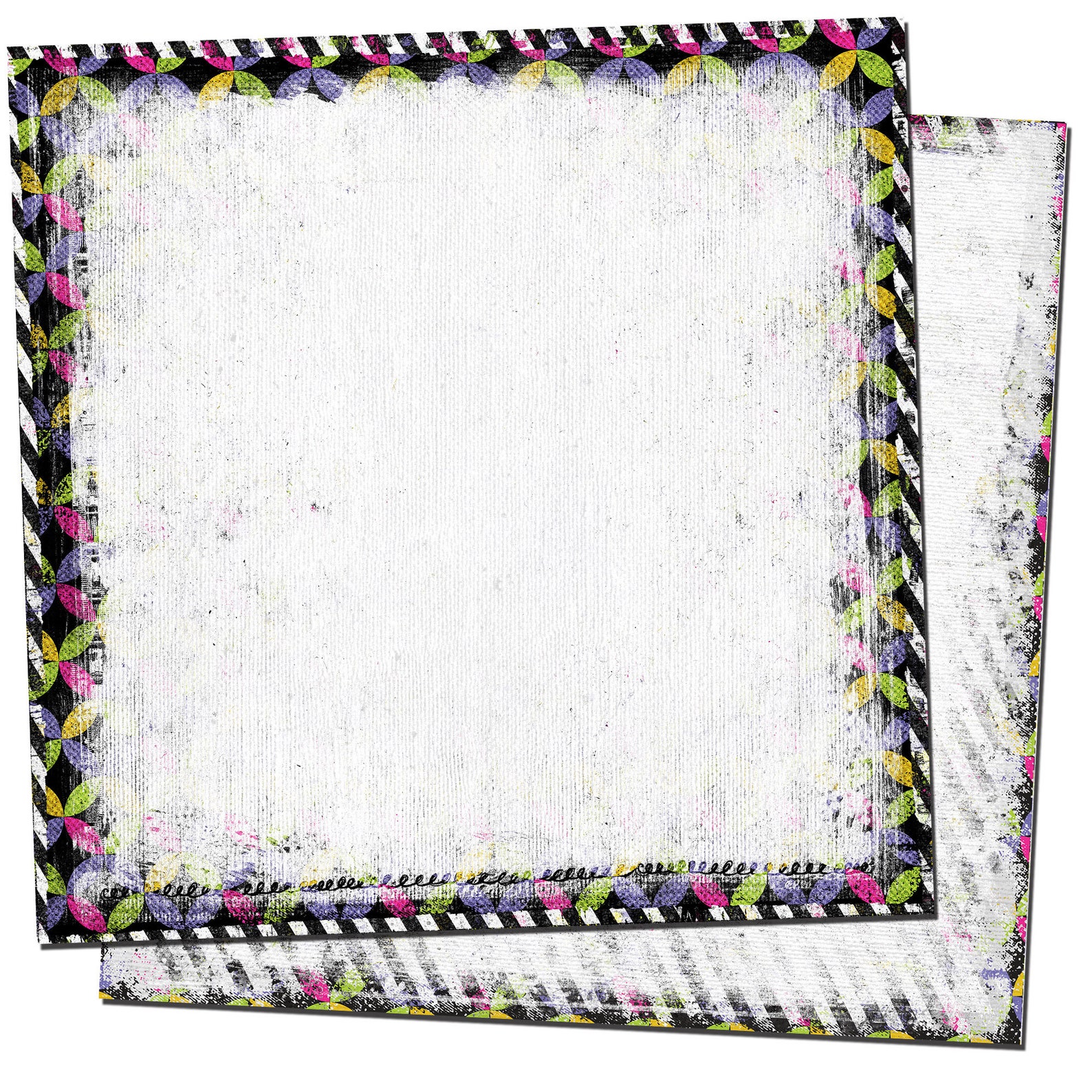 White Grunge Edge Digital Paper Vivid Basic Scrapbook - Etsy Canada