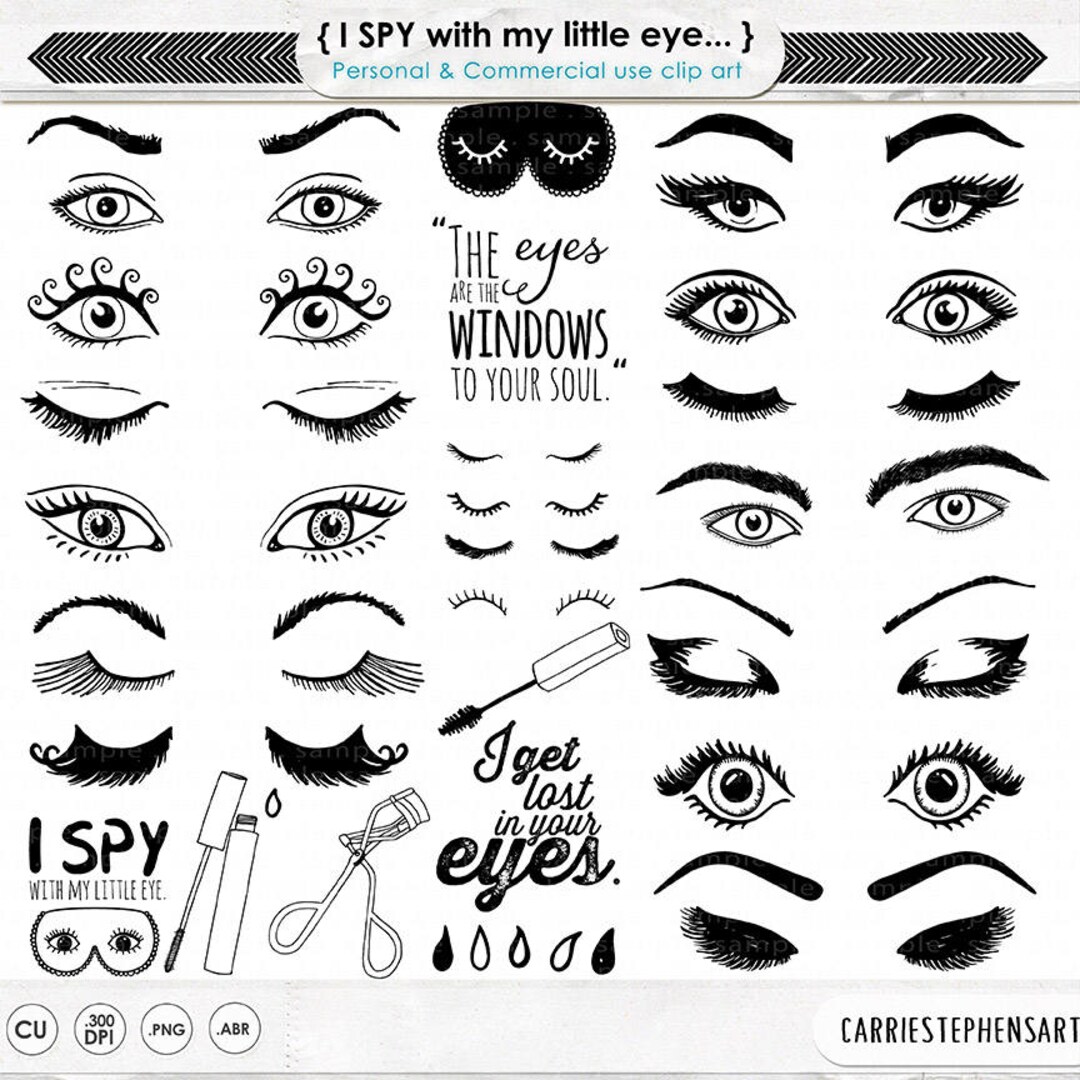 Eye Clipart Images, Eyelash Graphic Design, Trendy Woman Beauty Logo ...