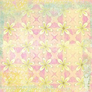 Vintage Scrapbook Backgrounds, Shabby Chic Floral Digital Paper ...