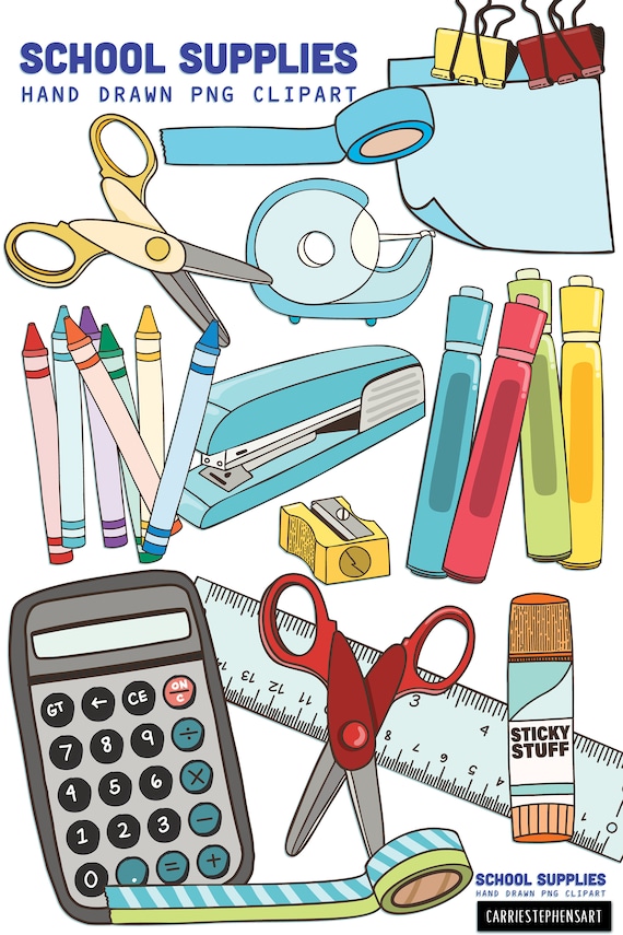 School Stuff Clip Art