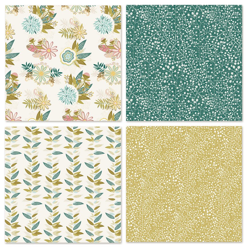 Lovely Lady Patterned Digital Papers Feminine Pink | Etsy