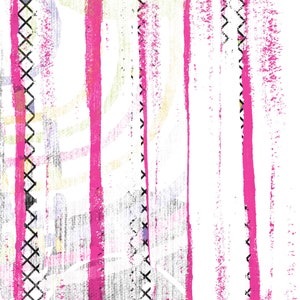 Painted Stripe Digital Paper, Vivid Basics Scrapbook Background, Funky ...