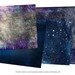 Starry Skies Digital Paper, Cosmic Galaxy Background, Star Digital ...