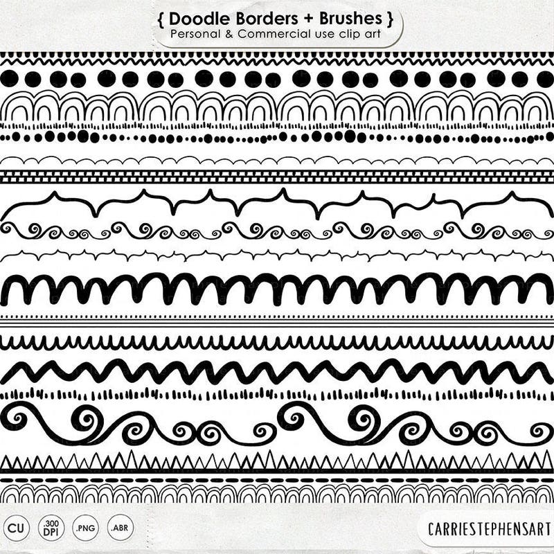 Doodle Dividers - Etsy