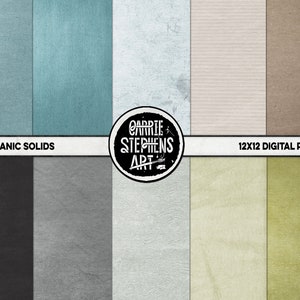 Solid Digital Cardstock Paper, Natural Organic, Scrapbook Background ...