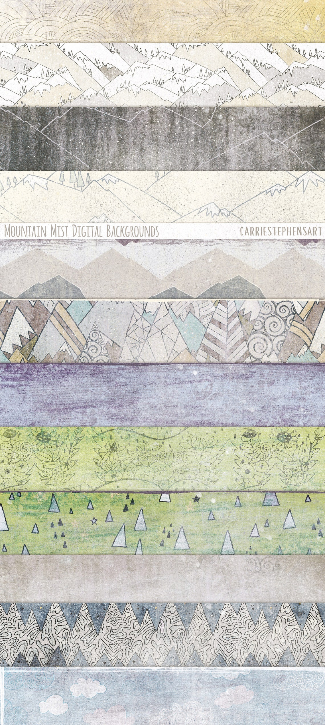 Rustic Digital Paper Mountain Country Chic Cottage Textured - Etsy