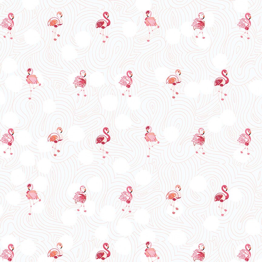 Flamingo Digital Paper, Tropical Scrapbook Backgrounds, Flamingo ...
