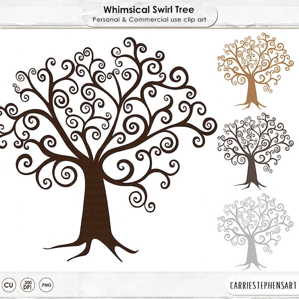Whimsical Tree Art - Etsy