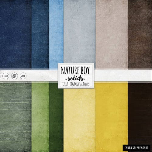 Farm Boy Digital Paper Earth Day Eco Grass Green Dirt - Etsy