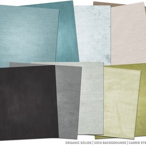 Solid Digital Cardstock Paper, Natural Organic, Scrapbook Background ...