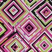 Modern Geometric Pattern Scrapbook Paper, Vivid Pink Digital Background ...