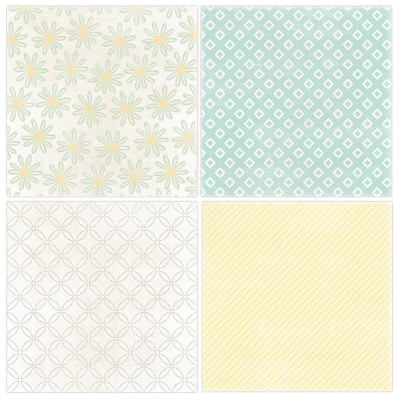 Pastel Digital Papers Pink Blue & Yellow Digital | Etsy