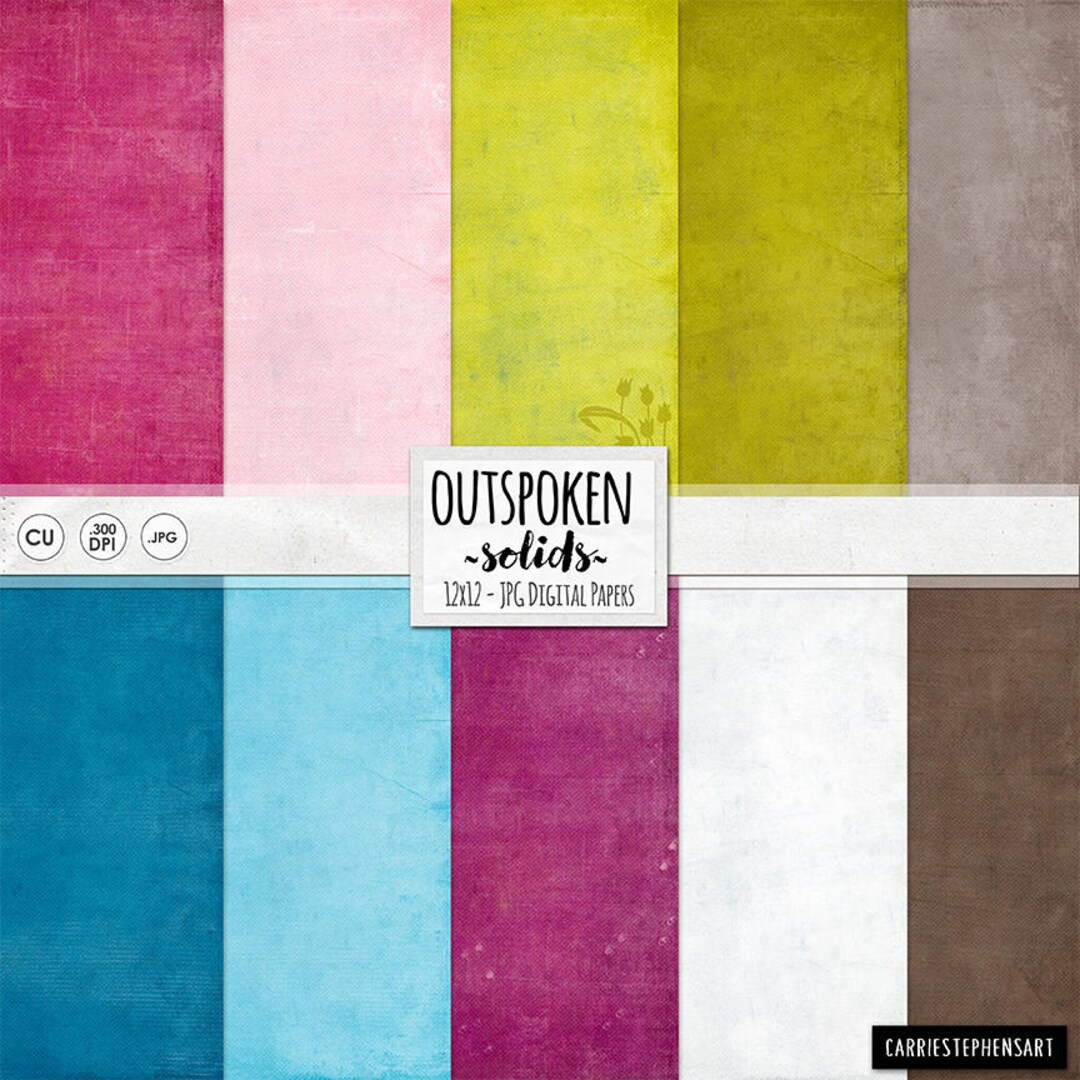 Linen Texture Digital Paper, Hot Pink, Fuschia, Lime Green & Blue Solid ...