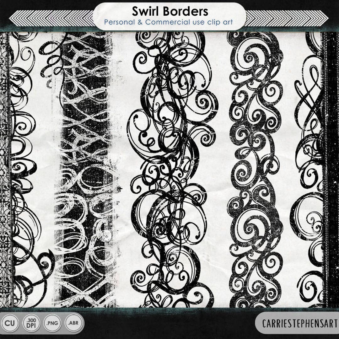 Swirl Pattern Border