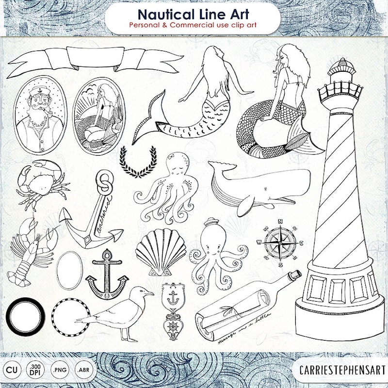 Nautical Stamp - Etsy