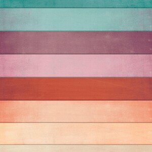 Tropical Vacation Digital Paper, Coral & Teal, Island Sunset Boho Chic ...