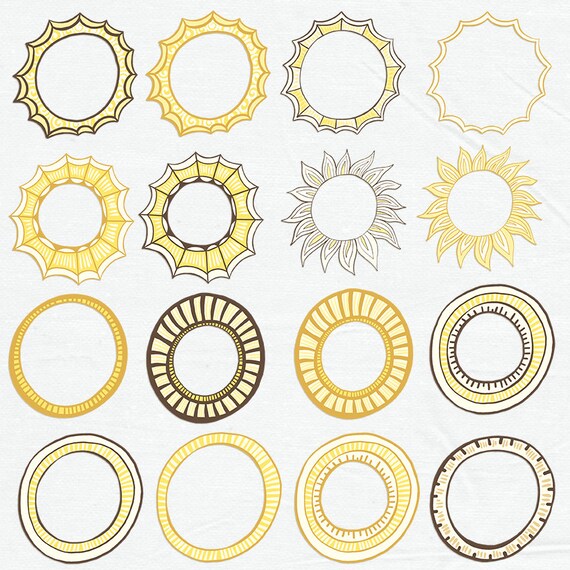 Sunshine Frame Clipart