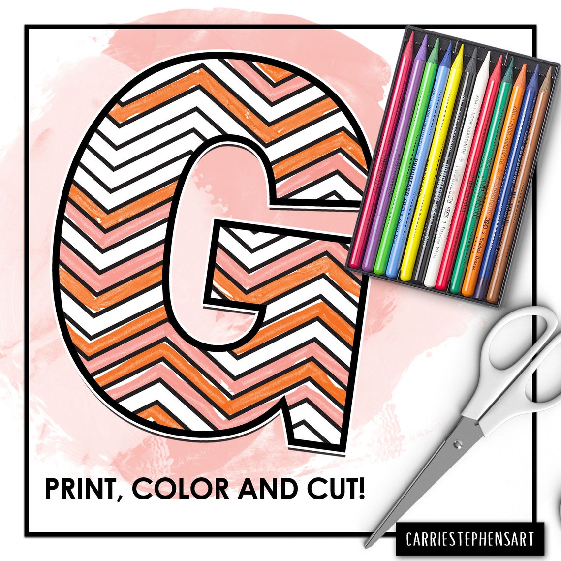 Chevron PRINTABLE Alphabet Clipart, School Bulletin Board Letters ...