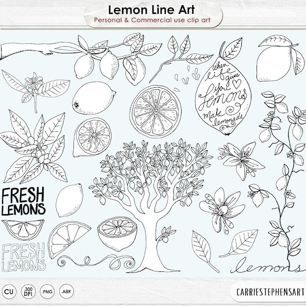 Lemon Tree Cards - Etsy