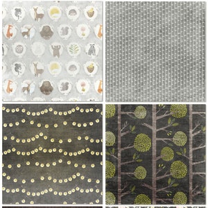 Woodland Animal Digital Scrapbook Paper, Printable Background Texture ...