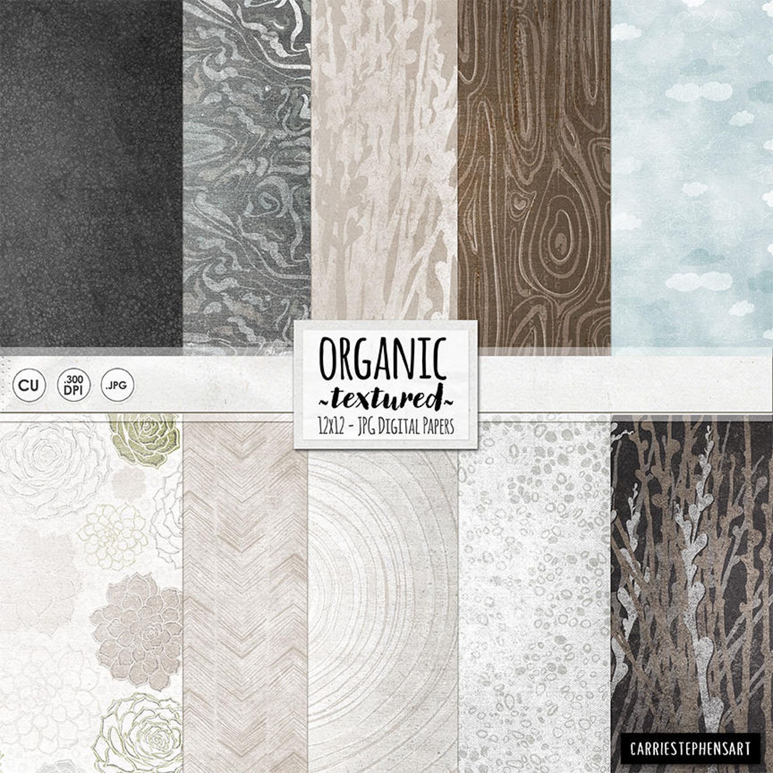 Organic Nature Digital Paper Wood Pattern Paper Photography - Etsy
