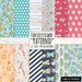 Butterfly Digital Paper, Spring Fantasy Floral Background Paper, Peach ...