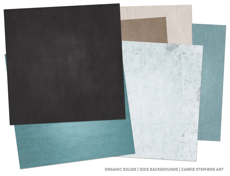 Solid Digital Cardstock Paper Natural Organic Scrapbook - Etsy