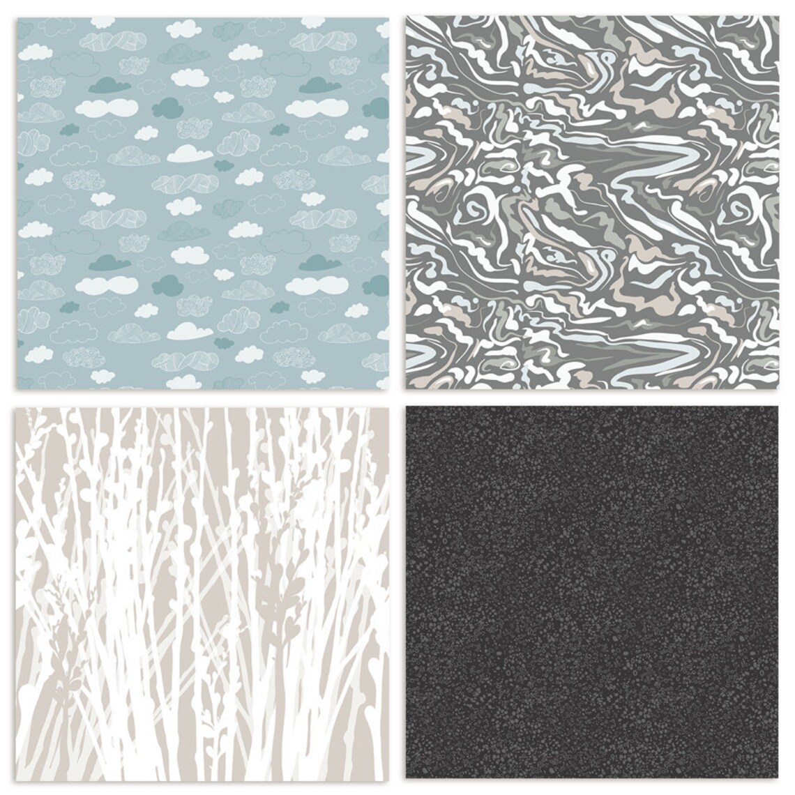 Organic Digital Scrapbook Paper Nature Inspired Background | Etsy