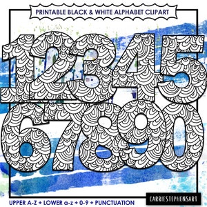 Mermaid Alphabet Clipart, Mermaid Scales Printable Bulletin Board ...