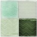 Forest Green Chevron Digital Paper Pack, St Patricks Day, Emerald Green ...