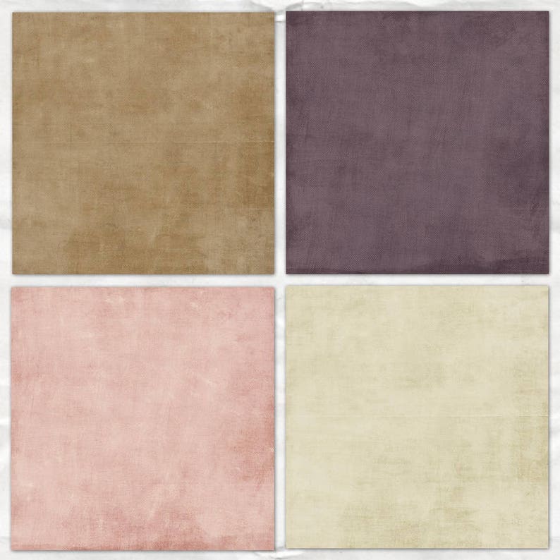 Soft Pastel Digital Scrapbook Solid Paper Textures Pink & - Etsy