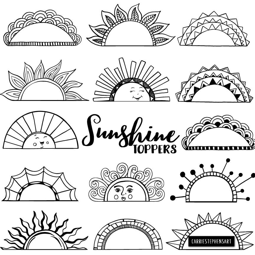 Sun Border Clipart