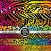 Wild Animal Print Digital Paper Exotic Rainbow Leopard - Etsy