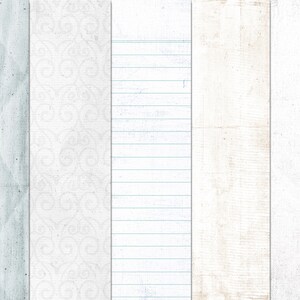 Basic White Digital Papers, off White Lightly Textured Background Paper ...